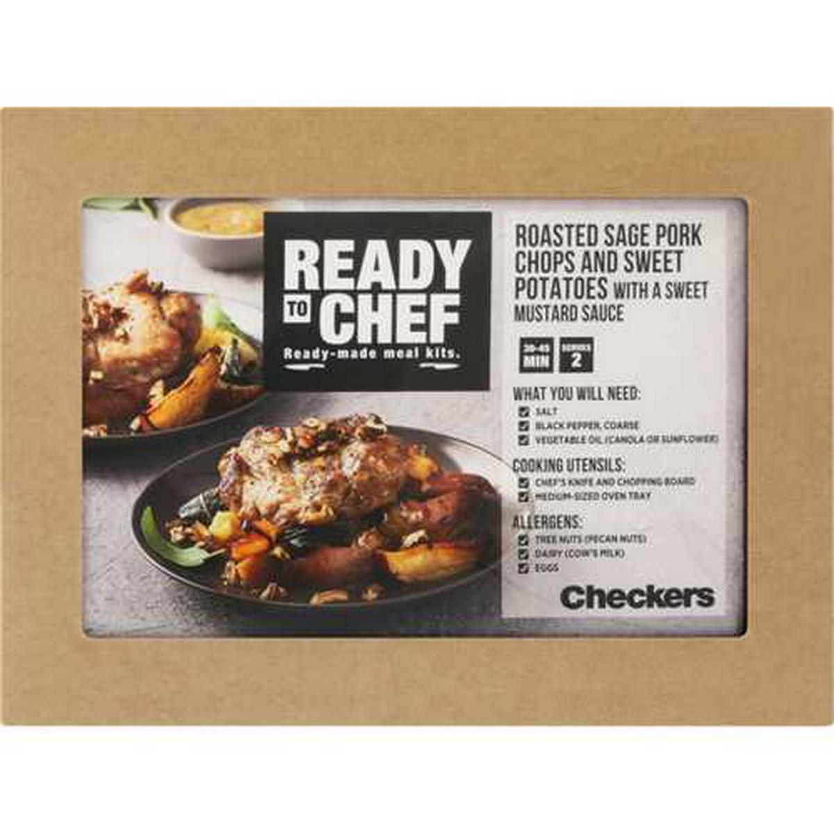 Checkers Sixty60 | Ready To Chef Roasted Sage Pork Chops & Sweet Potato ...