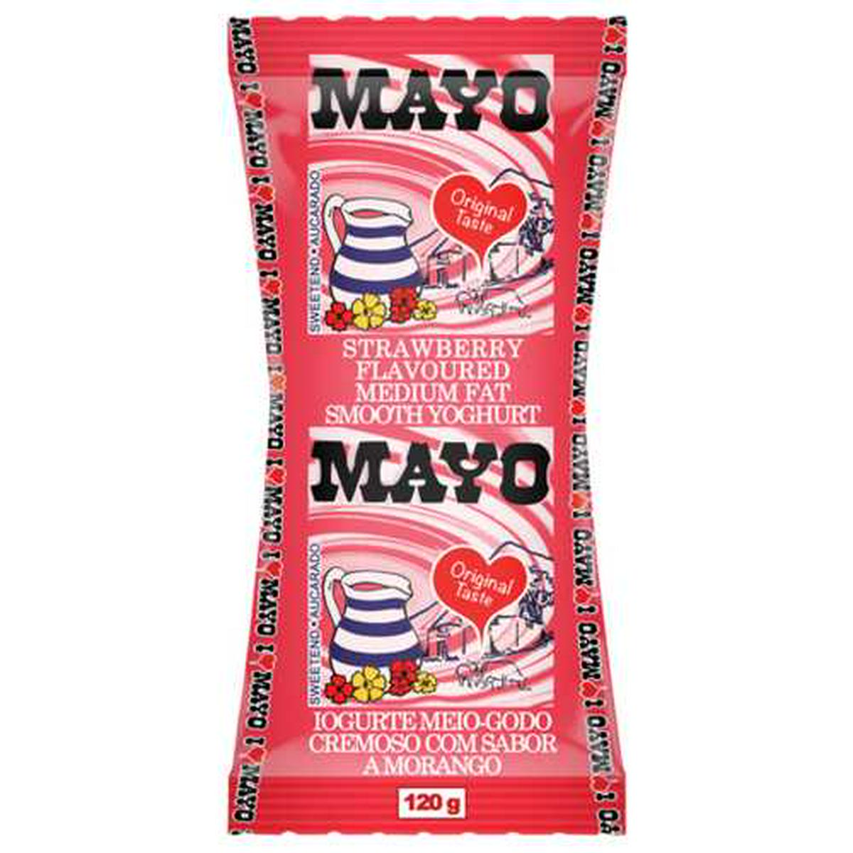 Checkers Sixty60 | Mayo Strawberry Flavoured Drinking Yoghurt Sachet 120g
