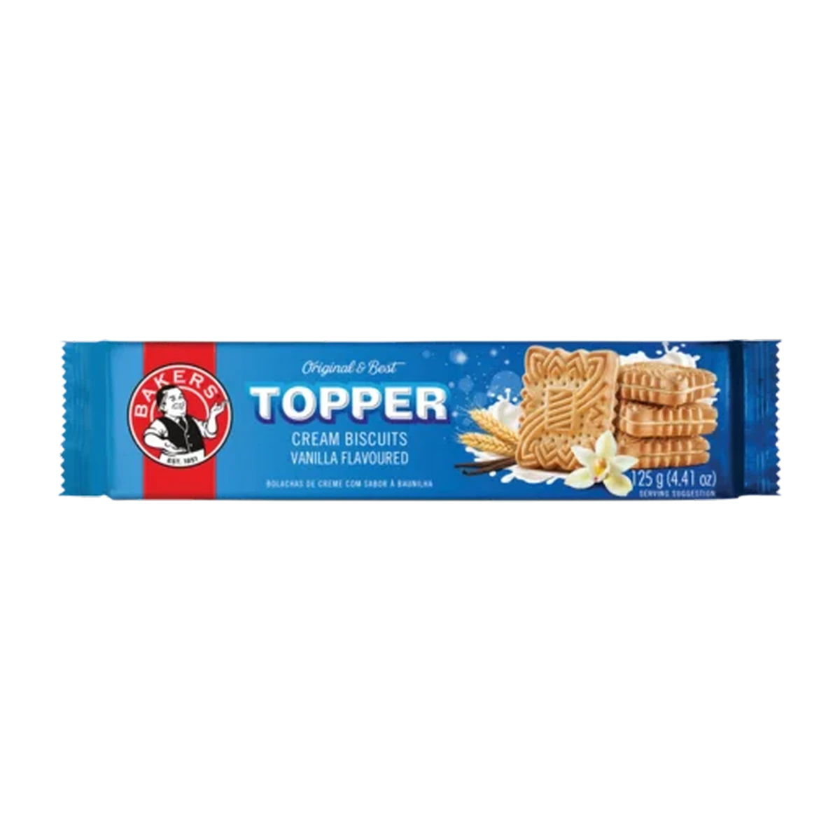 Checkers Sixty60 | Bakers Topper Vanilla Flavoured Cream Biscuits 125g