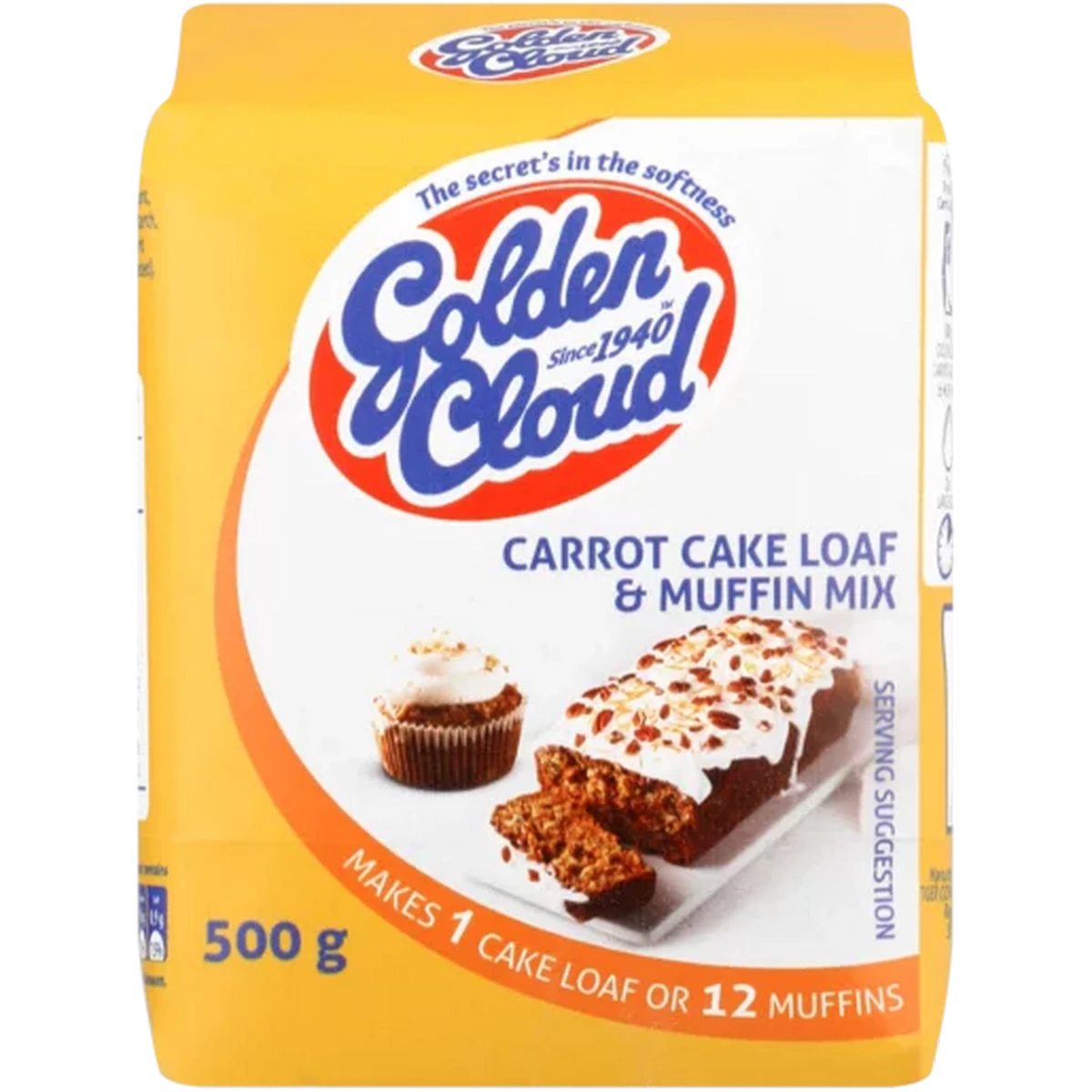 Checkers Sixty60 | Golden Cloud Carrot Cake Loaf & Muffin Mix 500g