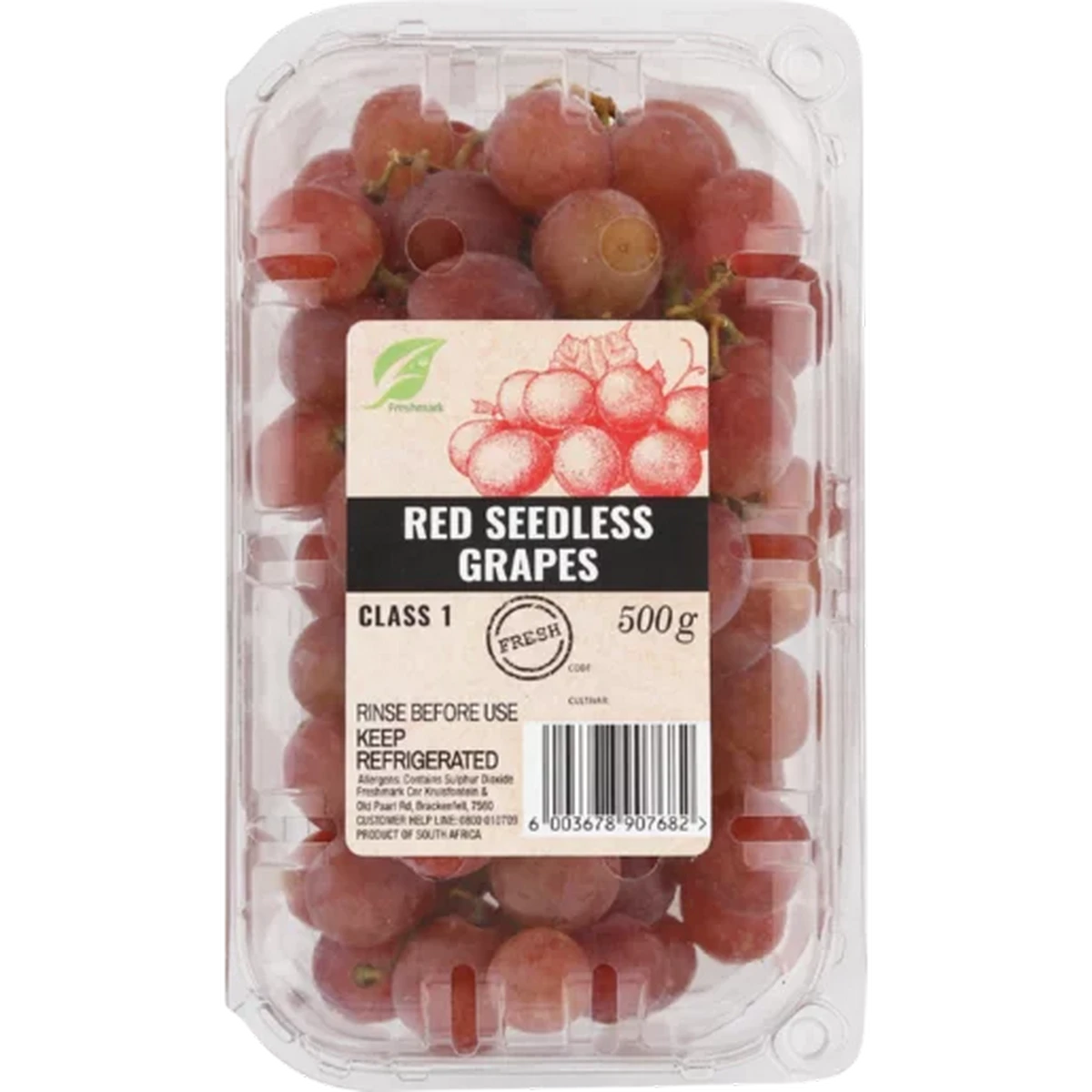 Checkers Sixty60 | Red Seedless Grapes 500g