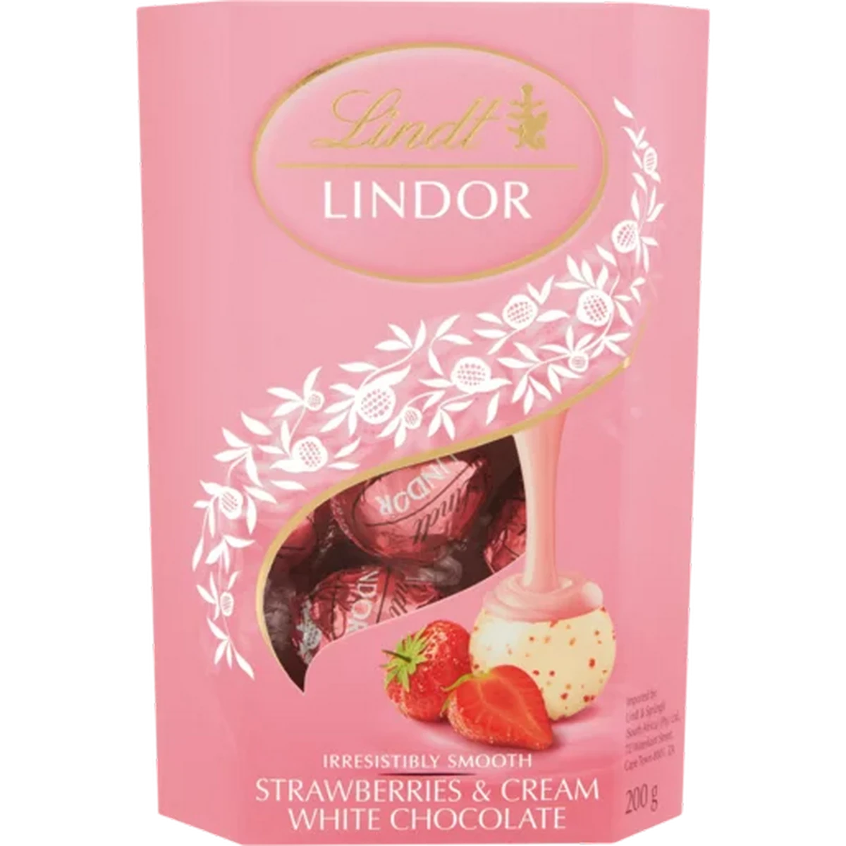 Checkers Sixty60 | Lindt Strawberries & Cream White Chocolate Box 200g