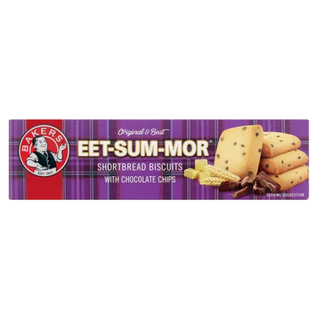 Checkers Sixty60 | Bakers Eet-Sum-Mor Chocolate Chip Shortbread ...