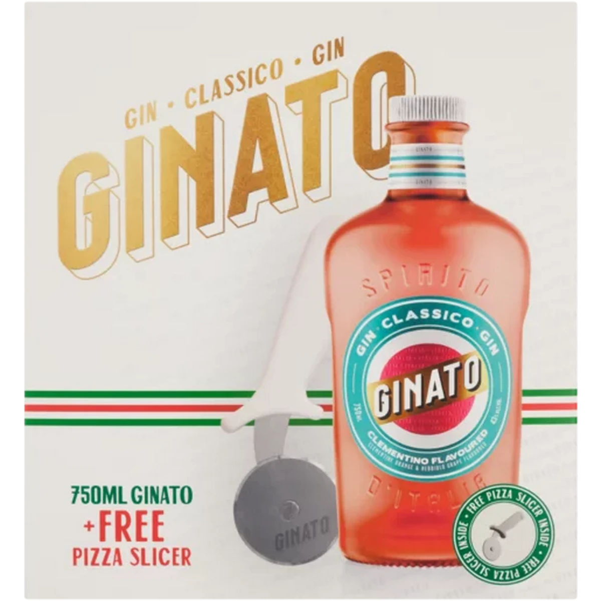 Checkers Sixty60 | Ginato Clementino Flavoured Gin 750ml Gift Pack