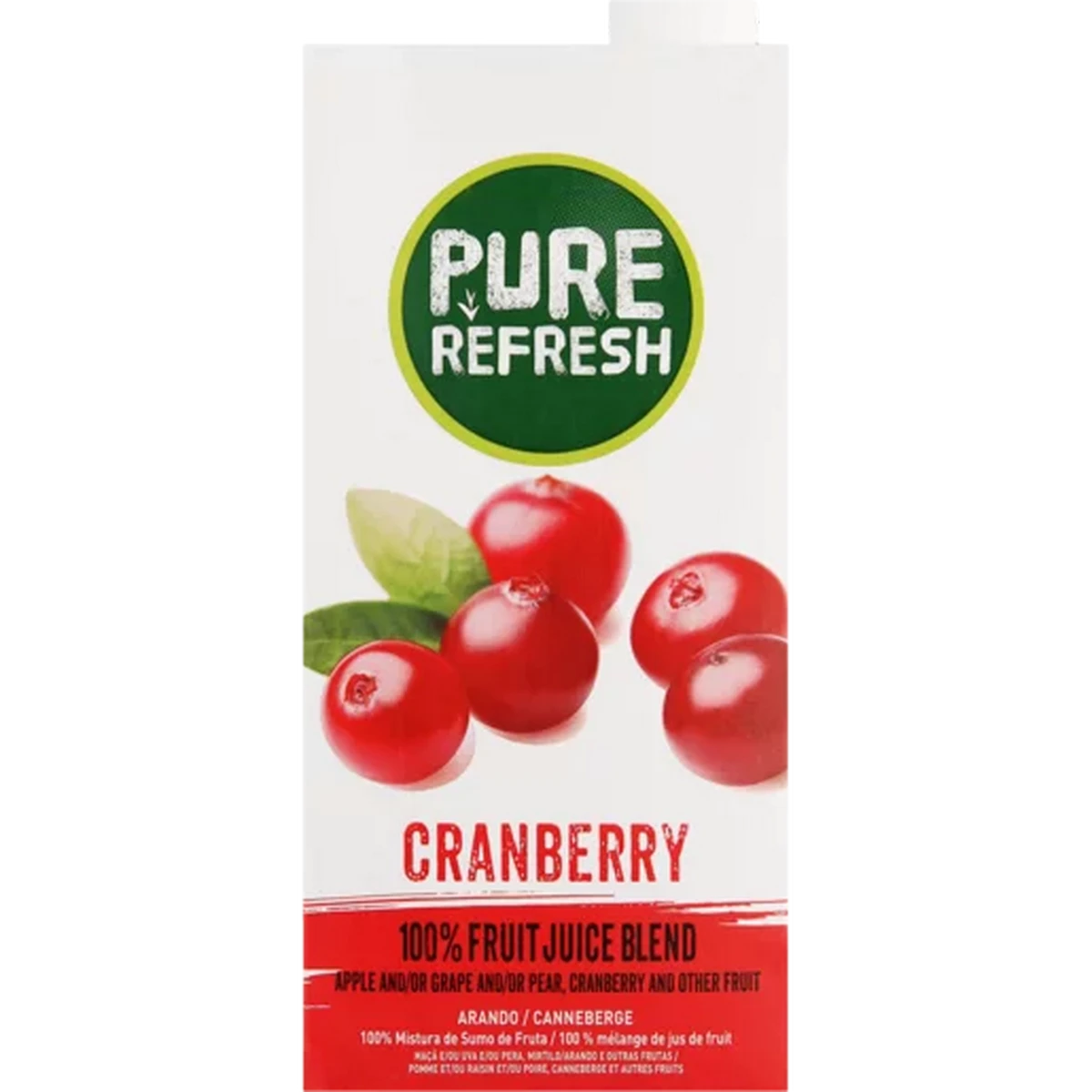 Checkers Sixty60 | Pure Refresh UHT 100% Pure Cranberry Fruit Juice 1L