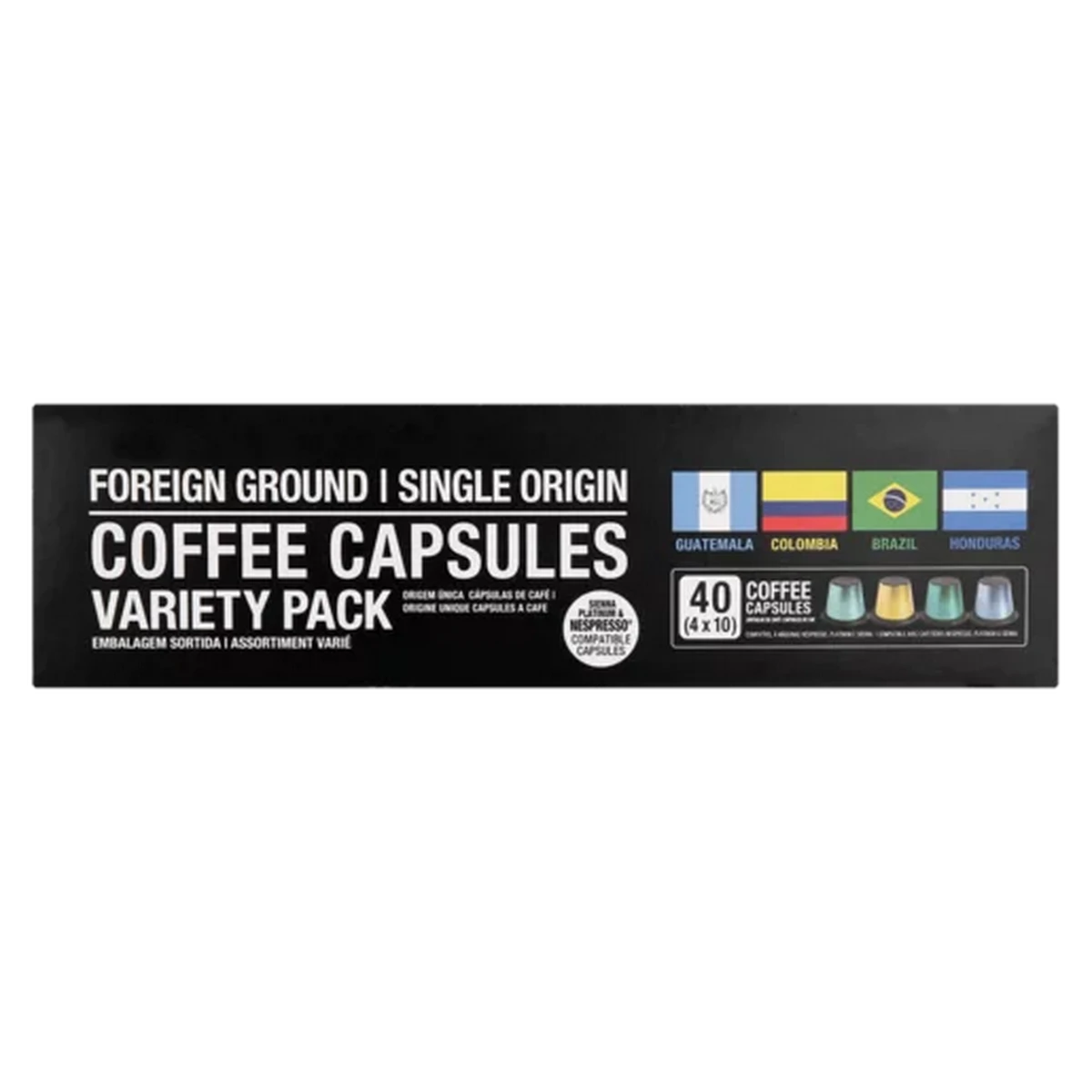 Checkers Sixty60 | Foreign Ground Coffee Capsules Variety Pack 40 Pack