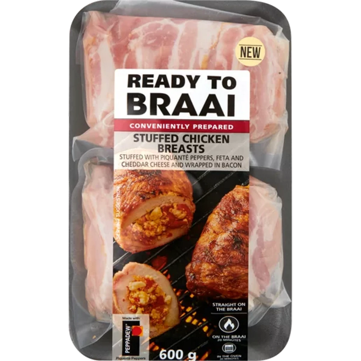 Checkers Sixty60 | Ready To Braai Stuffed Chicken Breast 600g