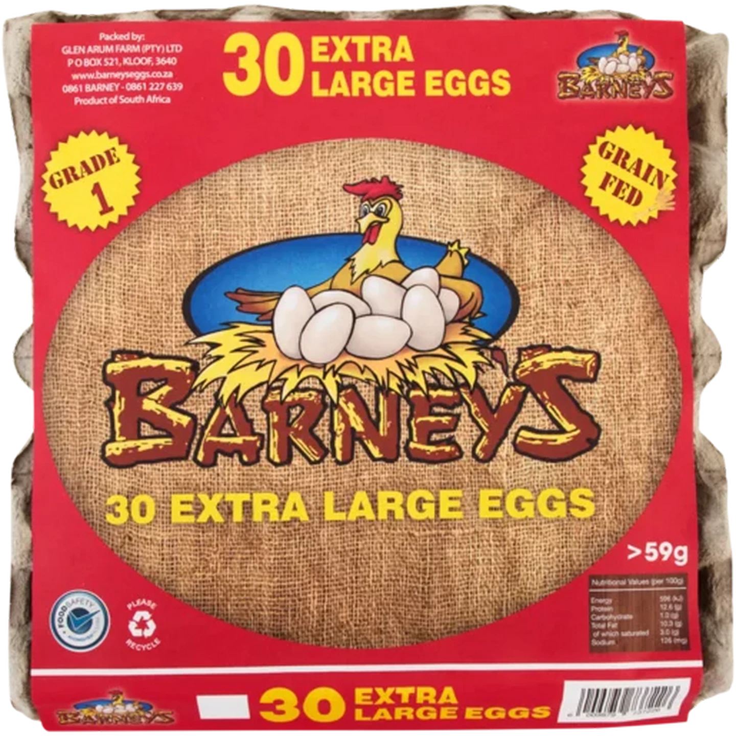 Checkers Sixty60 | Barney's Extra Large Eggs 30 Pack