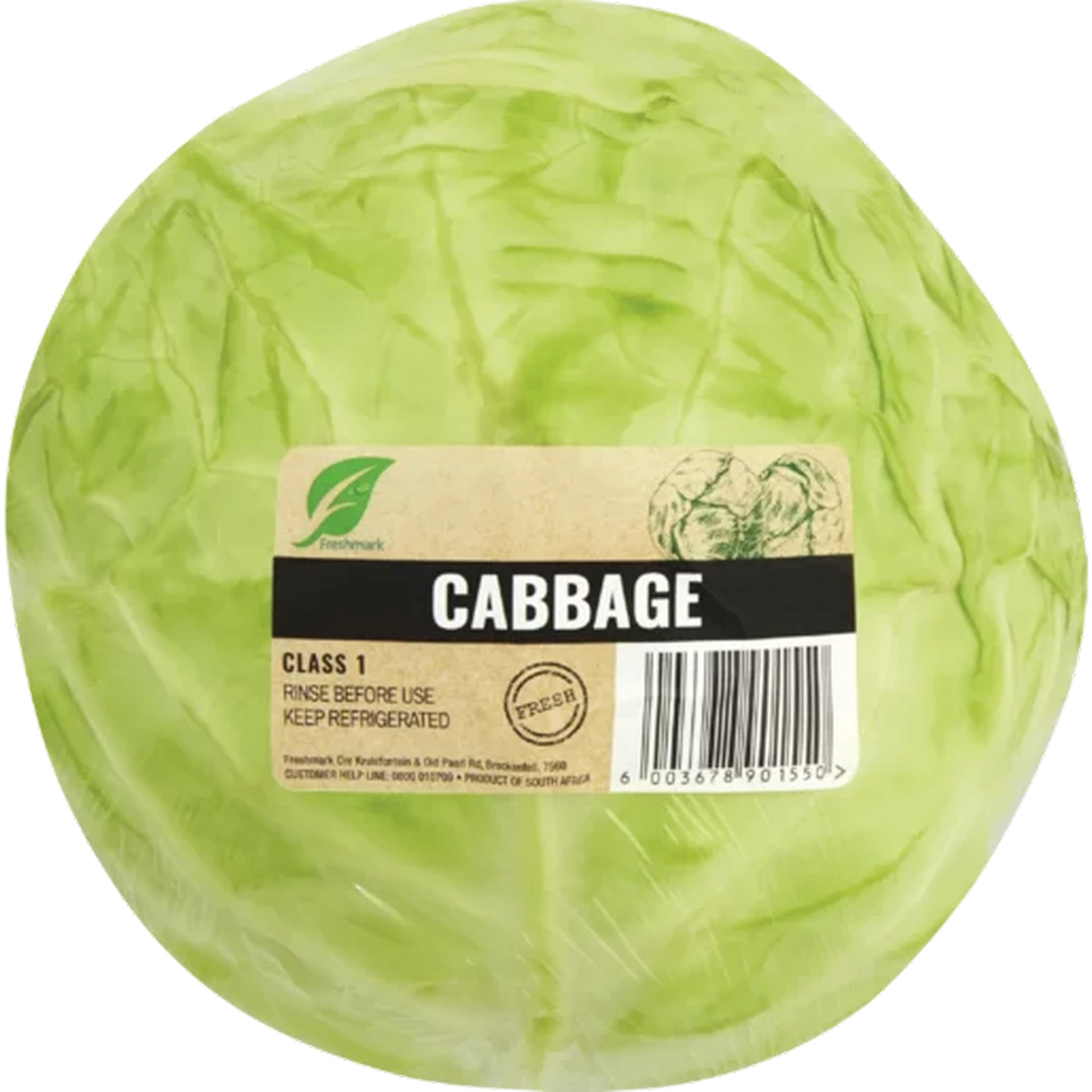 Checkers Sixty60 | Unwrapped Cabbage Half