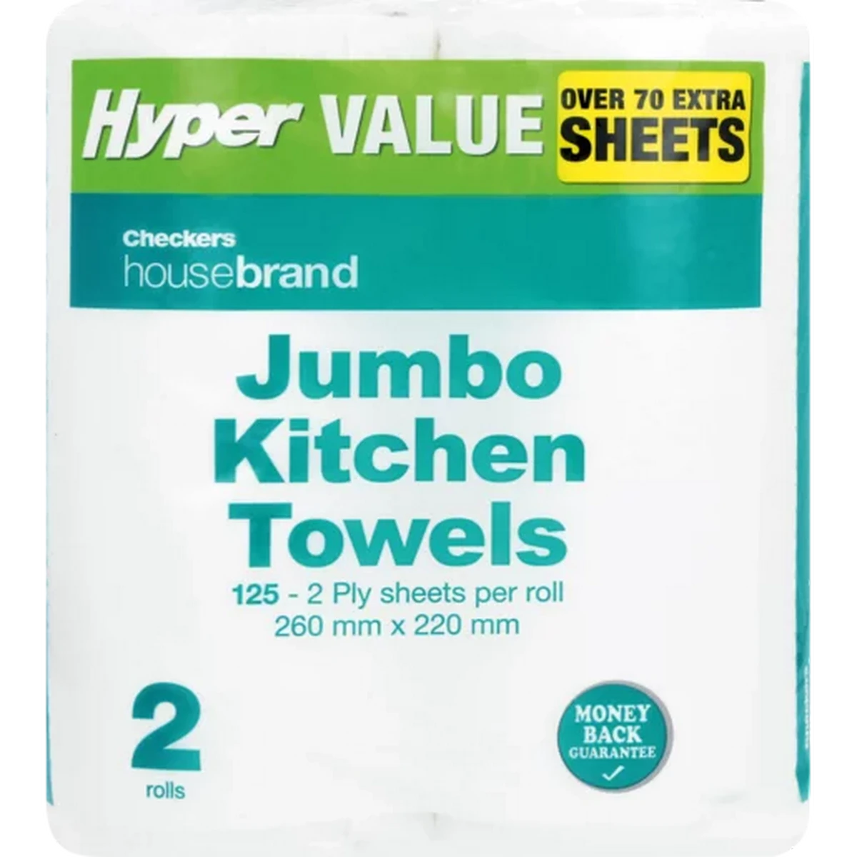 Checkers Sixty60 | Hyper Value Checkers Housebrand Jumbo Roller Towels ...
