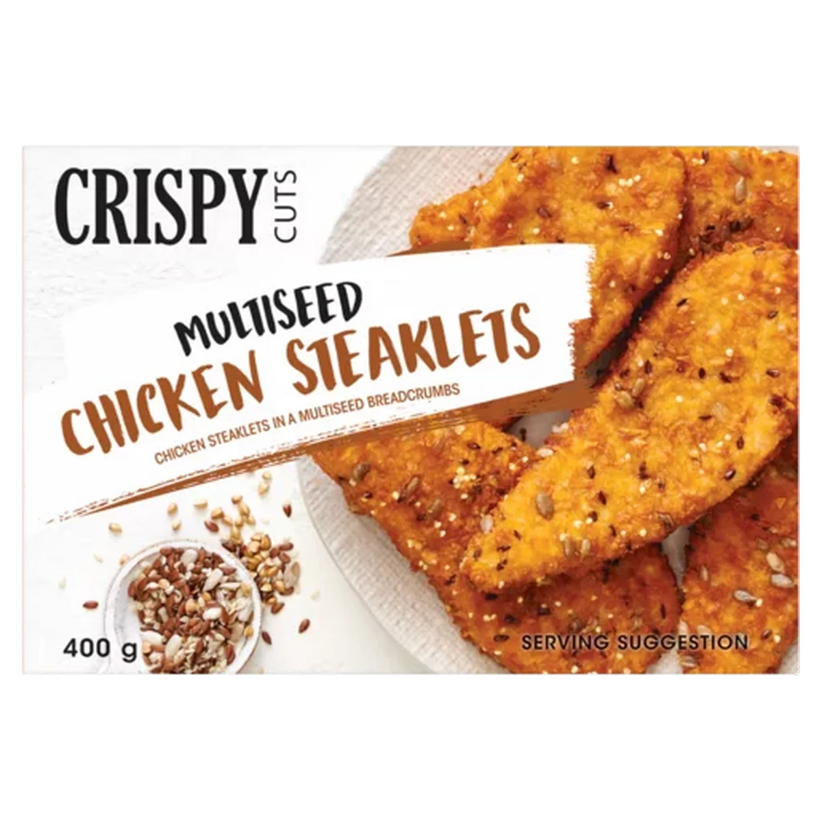 Checkers Sixty60 | Crispy Cuts Frozen Multiseed Chicken Steaklets 400g