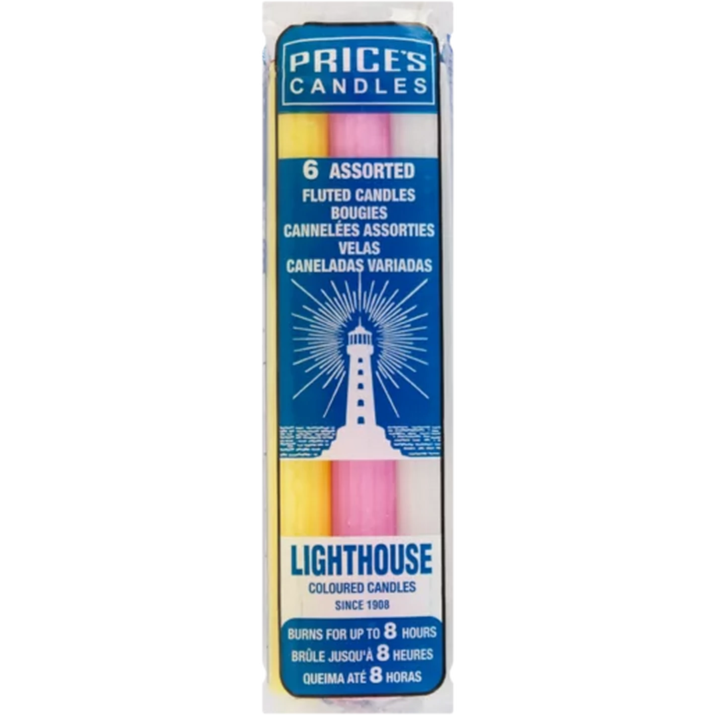 Checkers Sixty60 | Price's Candles Lighthouse Assorted Fluted Candles 6 ...