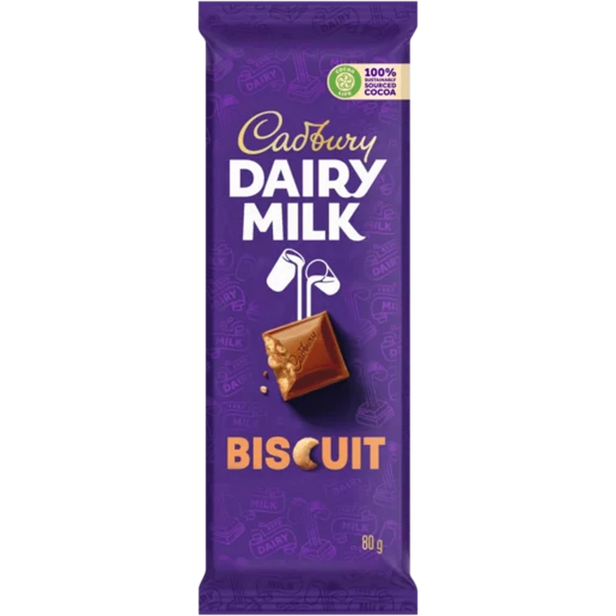 Checkers Sixty60 | Cadbury Dairy Milk Biscuit Chocolate Slab 80g
