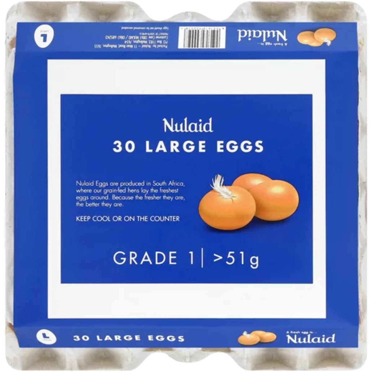 Checkers Sixty60 | Nulaid Grade 1 Large Eggs 30 x >51g