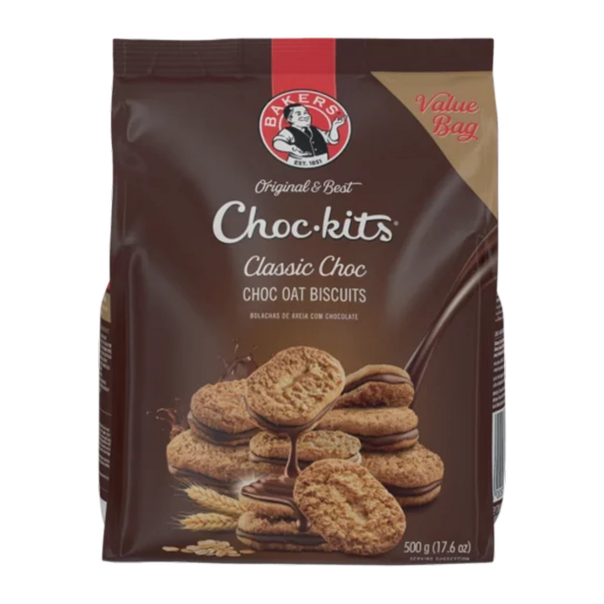 Checkers Sixty60 | Bakers Choc-kits Classic Chocolate Oat Biscuits 500g