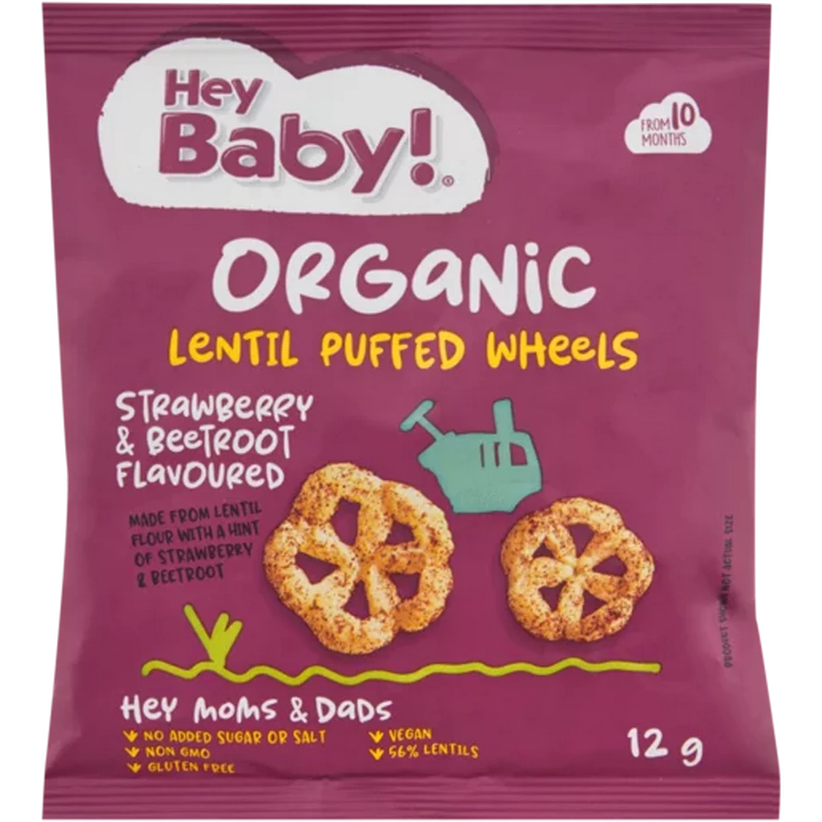Checkers Sixty60 | Hey Baby! Organic Lentil Puffed Wheels 12g