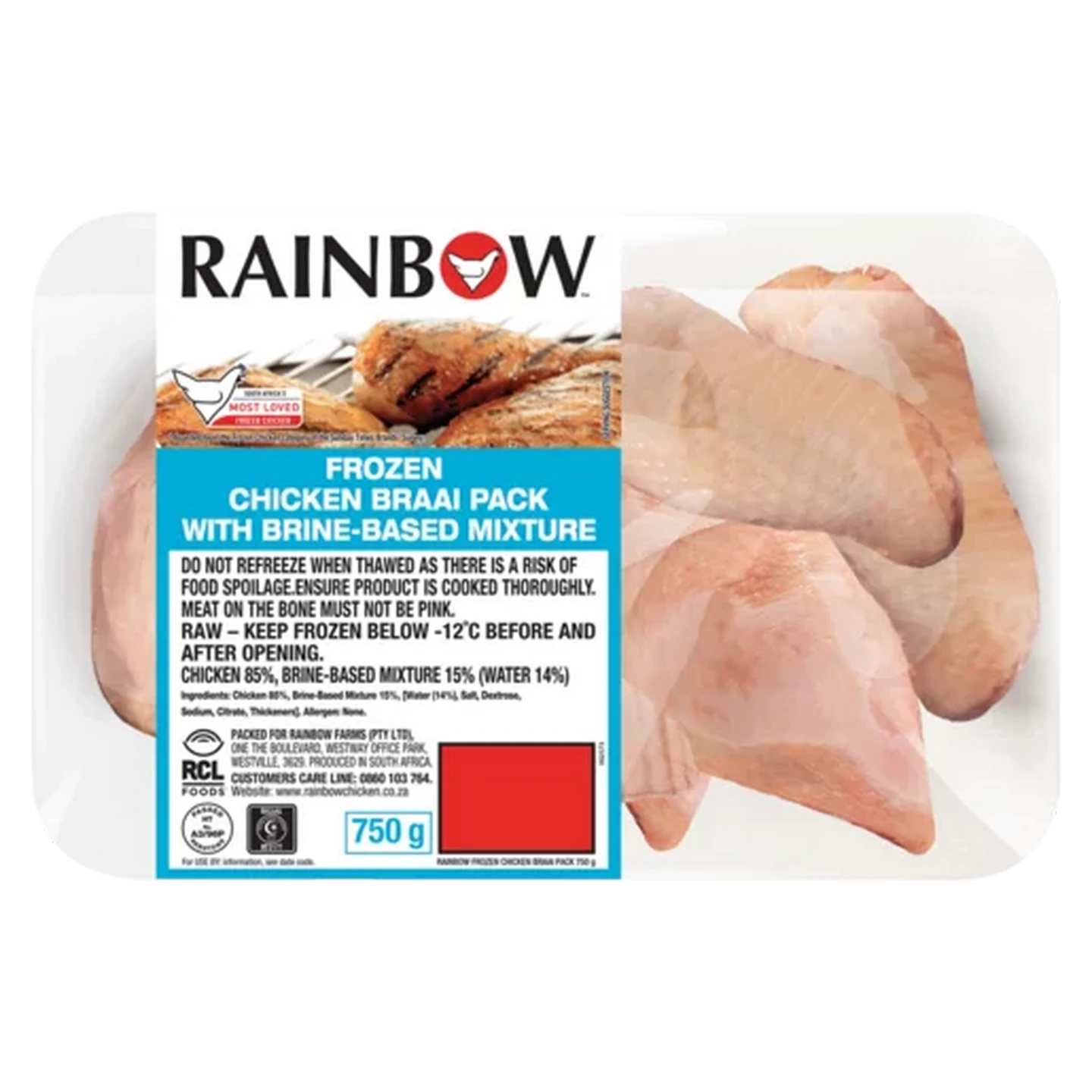 Checkers Sixty60 | RAINBOW Frozen Chicken Braai Pack 750g