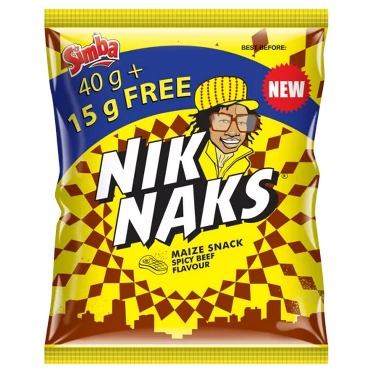 Checkers Sixty60 | NikNaks Spicy Beef Flavoured Maize Snack 55g