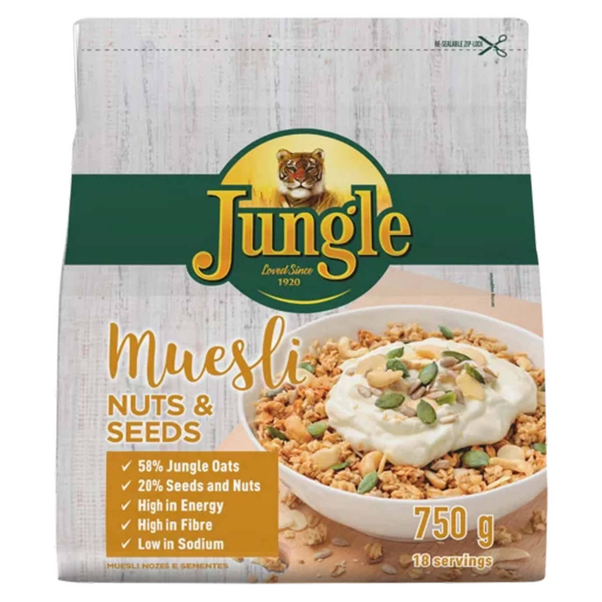 Checkers Sixty60 | Jungle Nuts & Seeds Muesli Cereal 750g