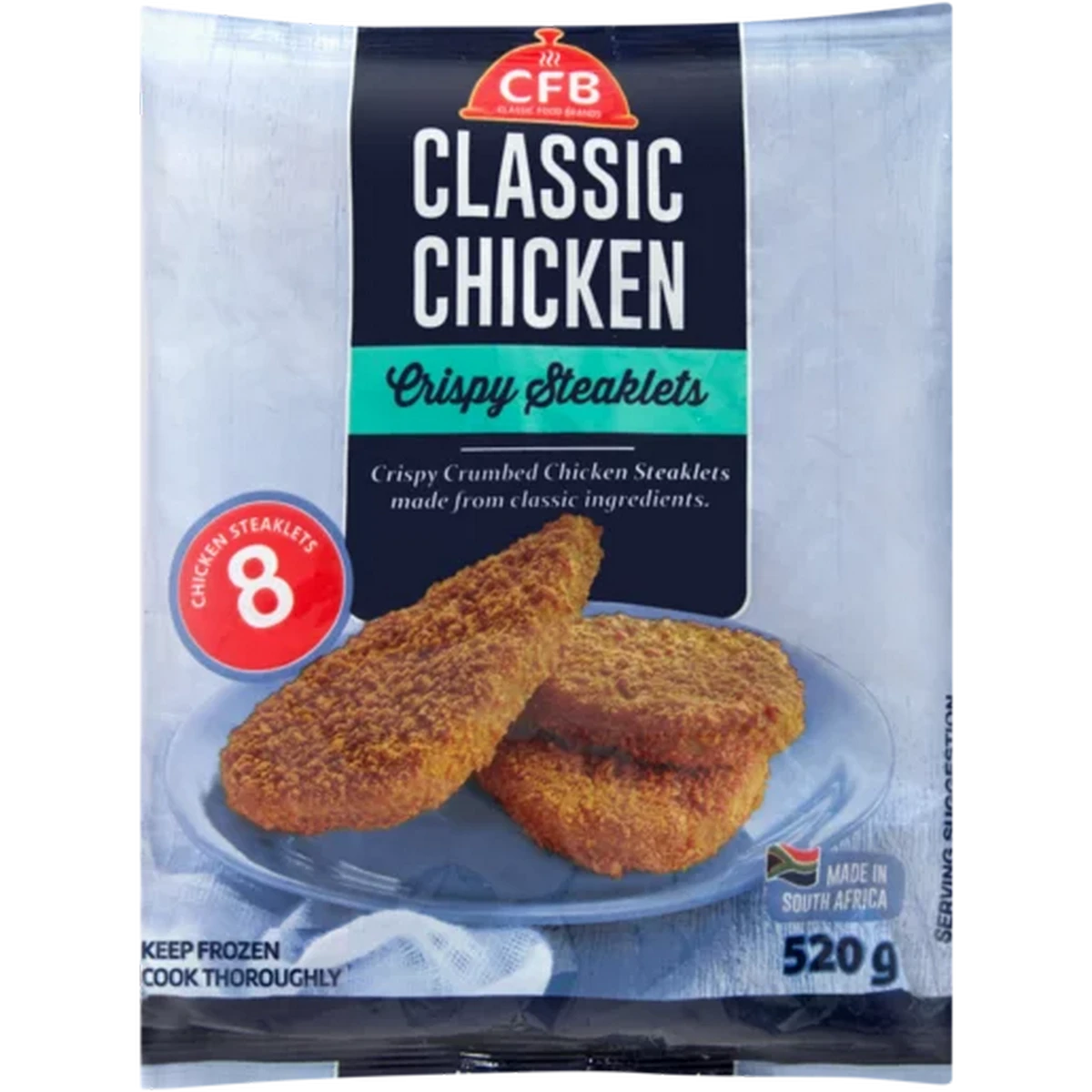 Checkers Sixty60 | CFB Frozen Classic Crispy Steaklet Chicken 520g