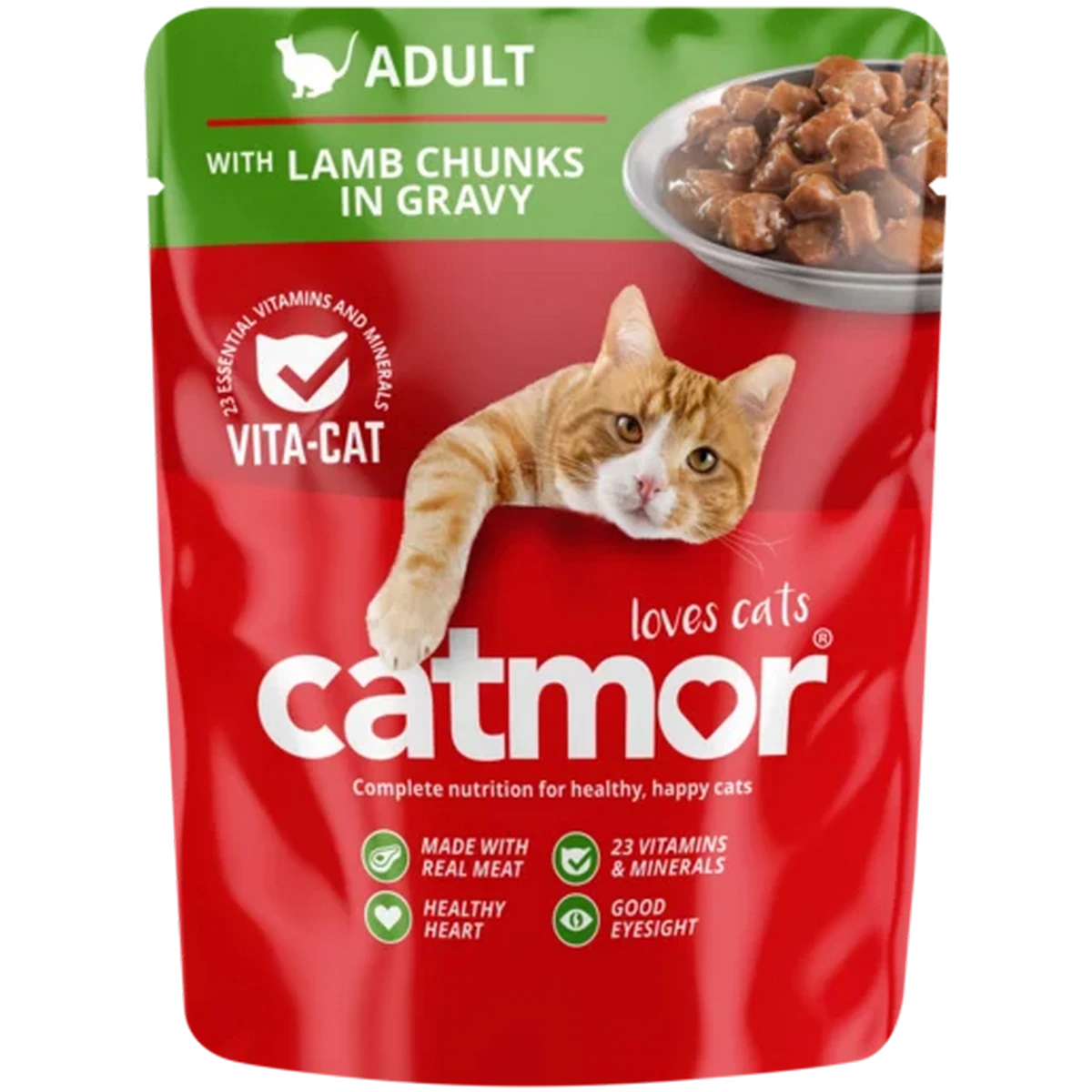 Checkers Sixty60 | Catmor Lamb Chunks In Gravy Adult Wet Cat Food 70g