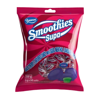 Checkers Sixty60 | Smoothies Supa Strawberry Flavoured Sweets 50 Pack