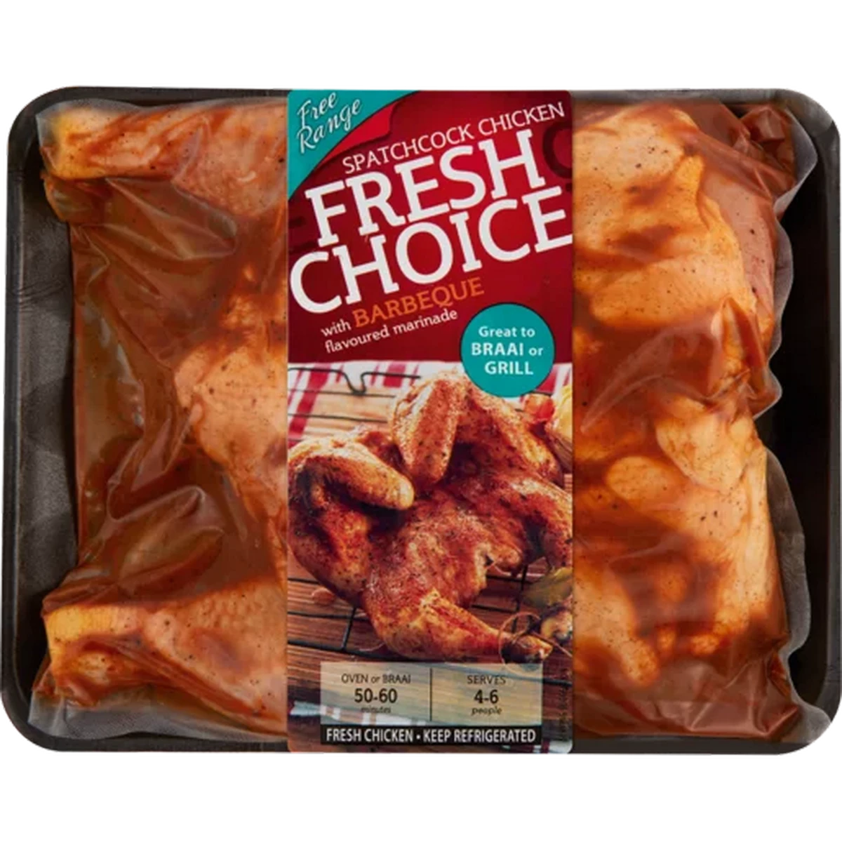 Checkers Sixty60 | Fresh Choice Free Range Smoky BBQ Spatchcock Chicken ...