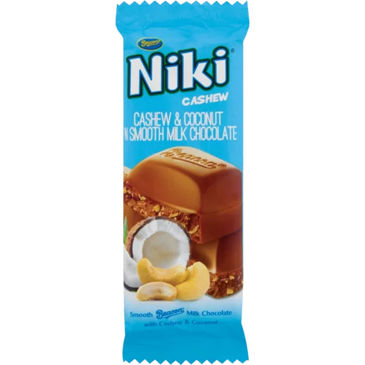 Checkers Sixty60 | Beacon Niki Cashew & Coconut Chocolate Slab 80g