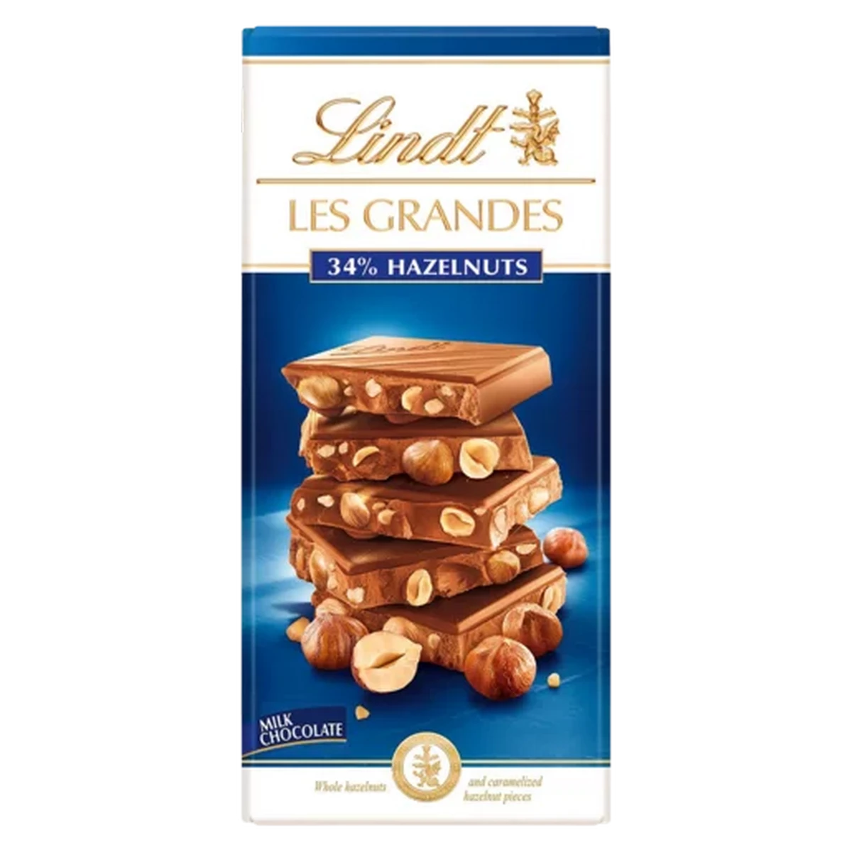 Checkers Sixty60 | Lindt Les Grandes 34% Hazelnuts Milk Chocolate Slab 150g