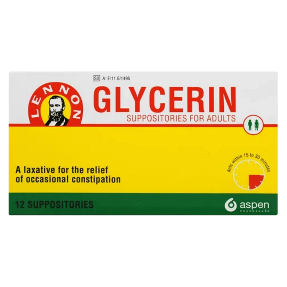 Checkers Sixty60 | LENNON Glycerin Adult Laxative Suppositories 12 Pack