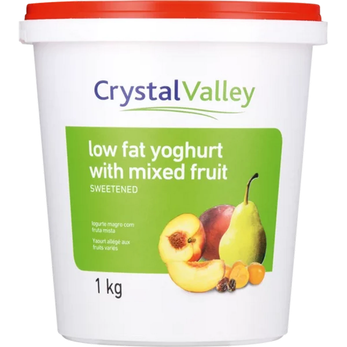 Checkers Sixty60 | Crystal Valley Low Fat Mixed Fruit Yoghurt 1kg