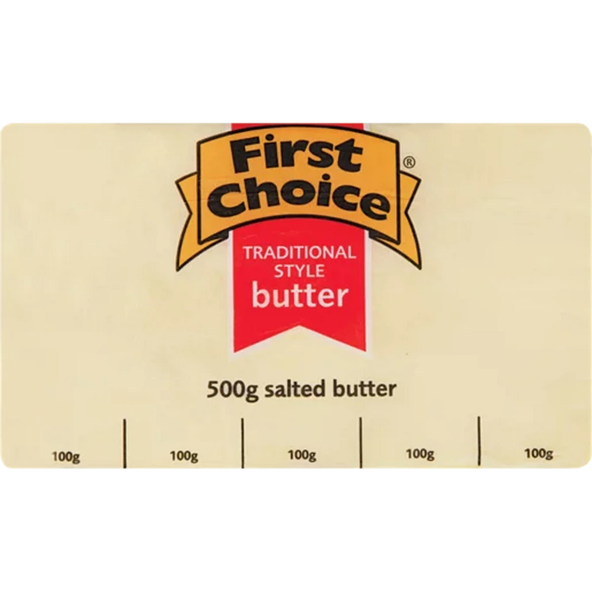 Checkers Sixty60 | First Choice Traditional Style Salted Butter Brick 500g