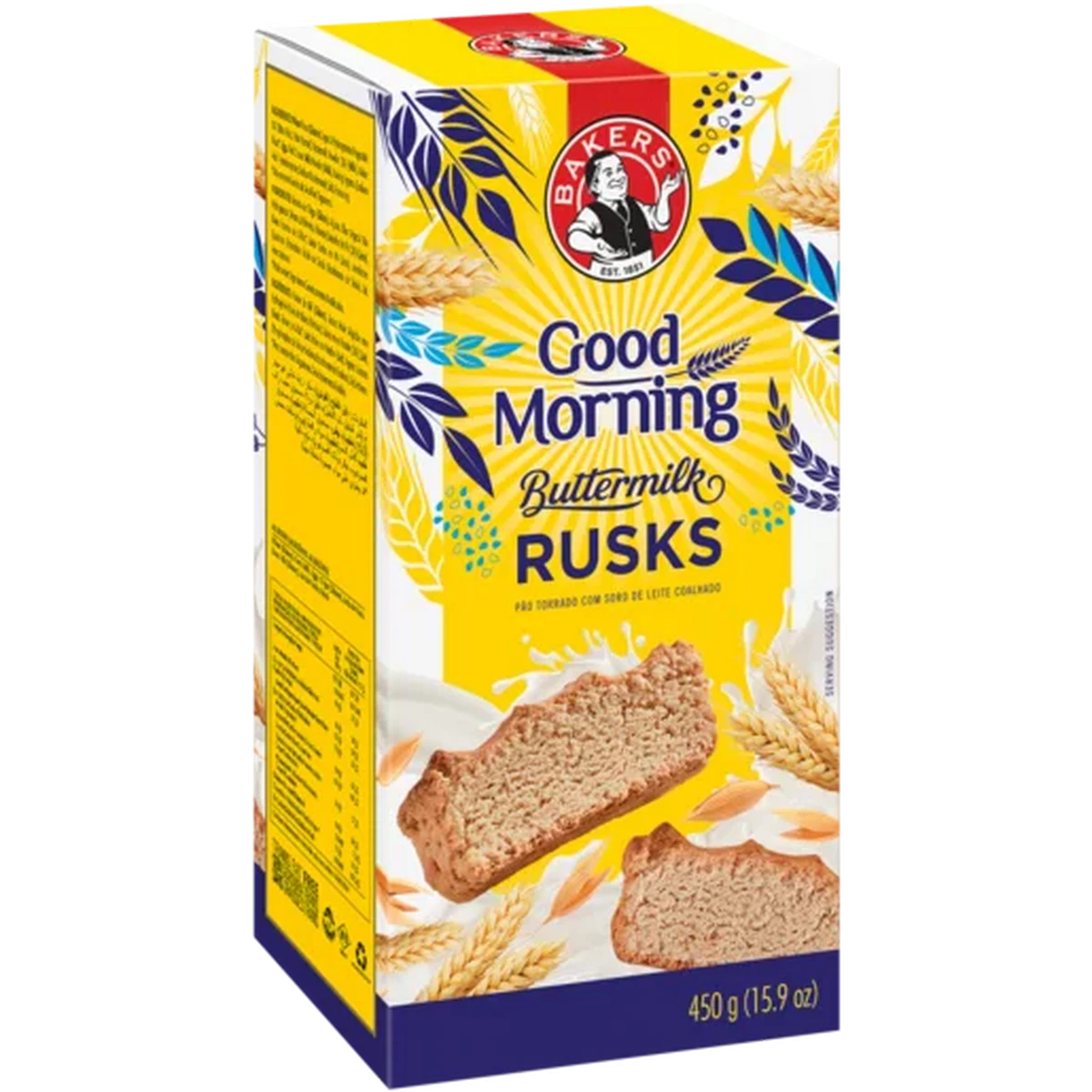 Checkers Sixty60 | Bakers Good Morning Buttermilk Flavoured Rusks 450g