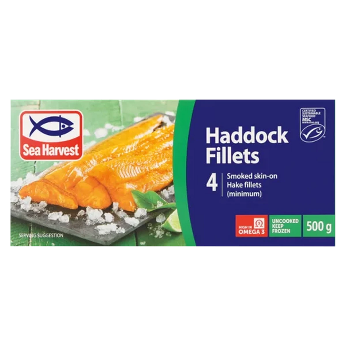 Checkers Sixty60 | Sea Harvest Frozen Deboned Haddock Fillets 500g
