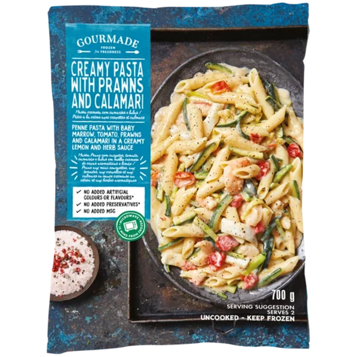 Checkers Sixty60 | Gourmade Frozen Creamy Pasta With Prawns & Calamari ...
