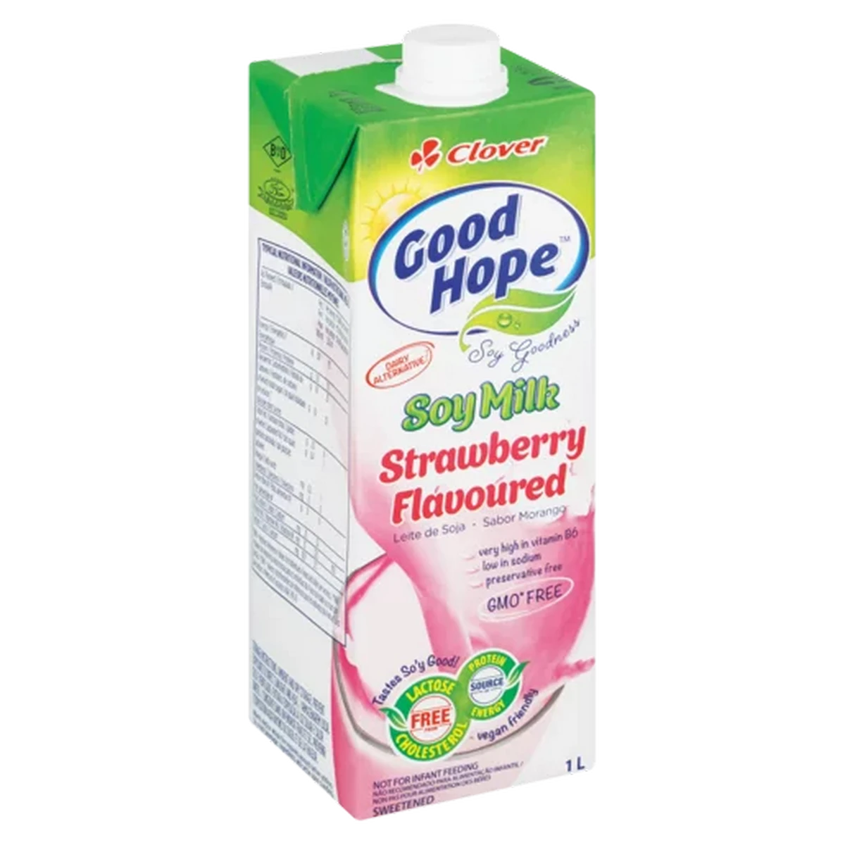 Checkers Sixty60 | Clover Good Hope Strawberry Flavoured Soy Milk Carton 1L
