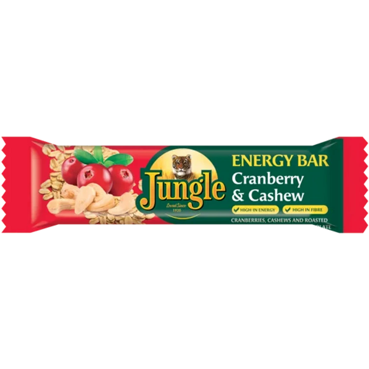 Checkers Sixty60 | Jungle Cranberry & Cashew Flavoured Energy Bar 40g
