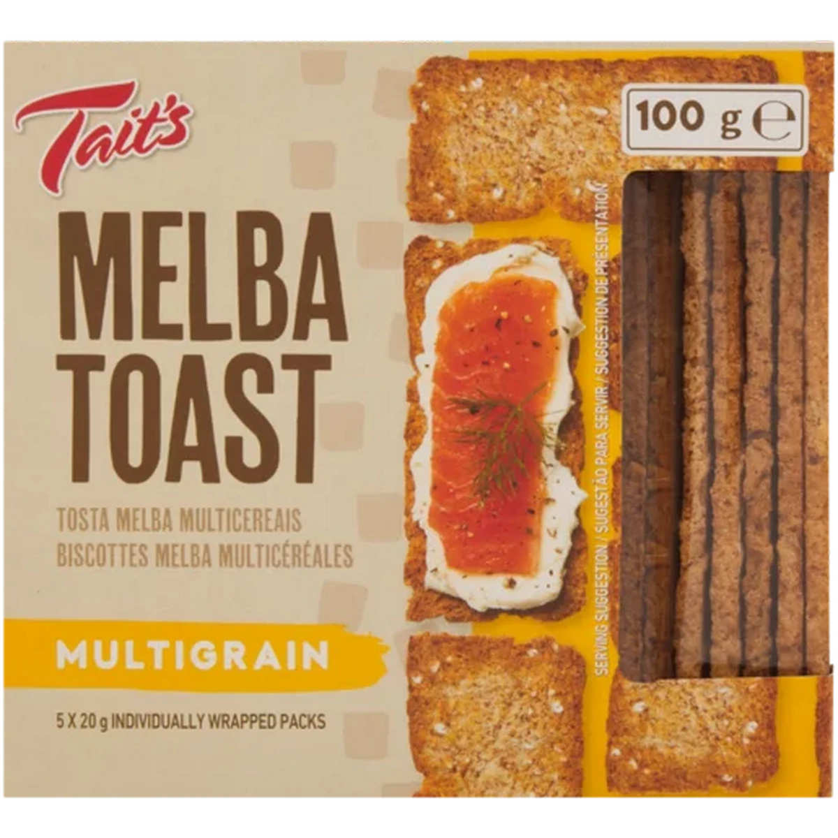 Checkers Sixty60 | Tait's Multigrain Melba Toast 100g