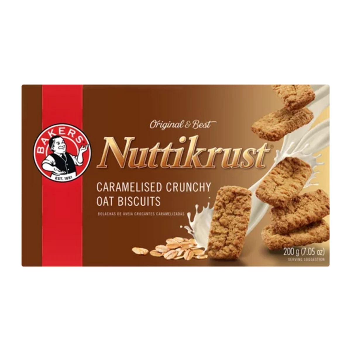 Checkers Sixty60 | Bakers Nuttikrust Caramelised Crunchy Oat Biscuits 200g