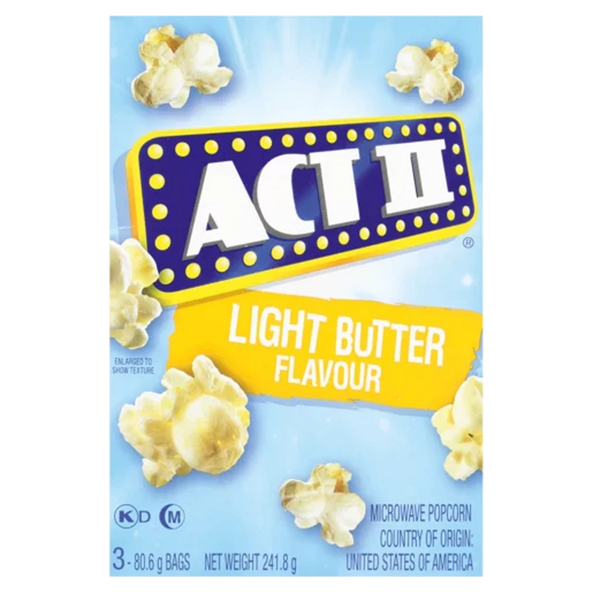 Checkers Sixty60 | ACT II Light Butter Flavoured Microwave Popcorn 242g