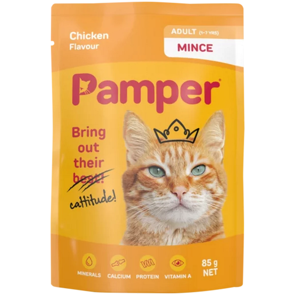 Checkers Sixty60 | Pamper Chicken Mince Cat Food 85g