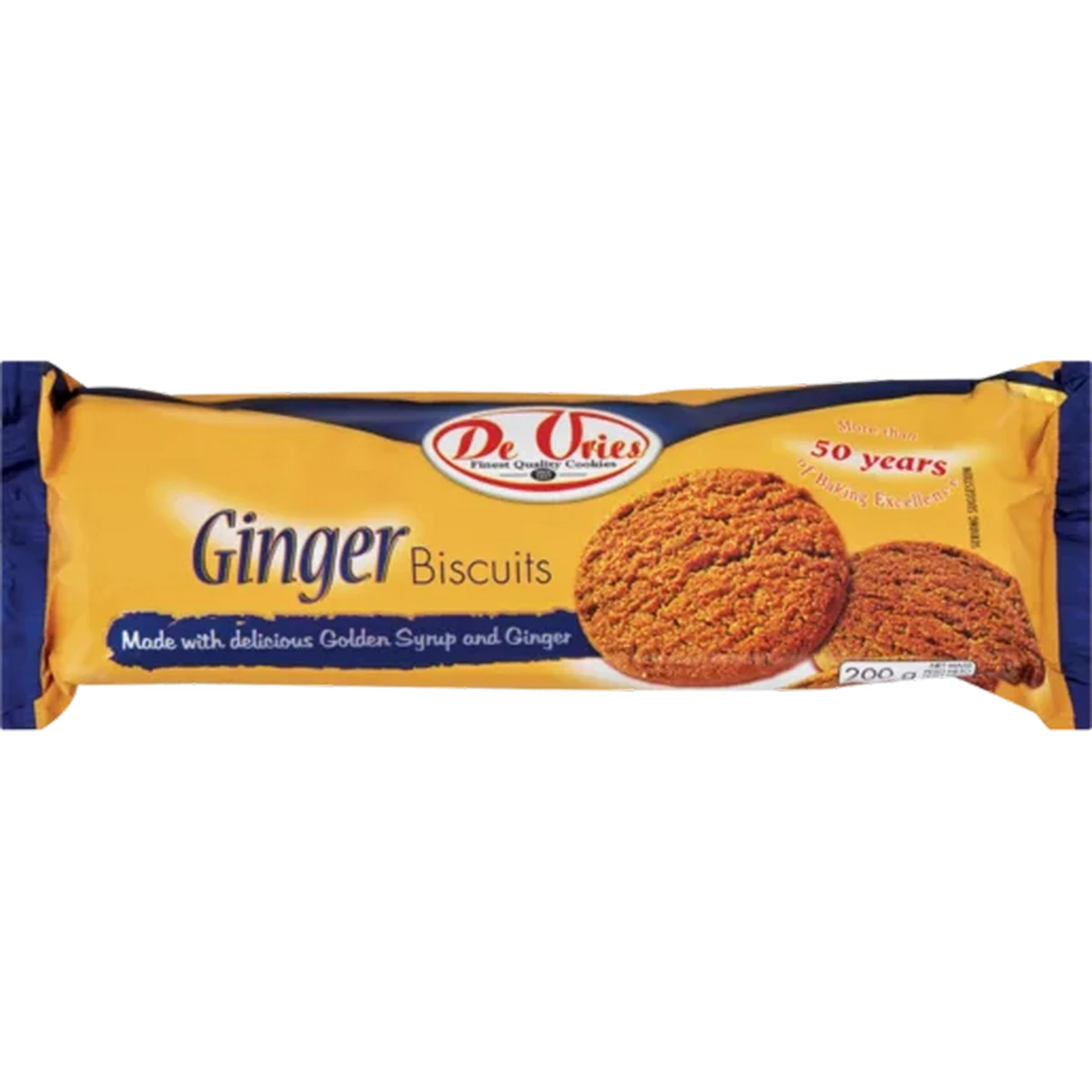 Checkers Sixty60 | De Vries Ginger Biscuits 200g