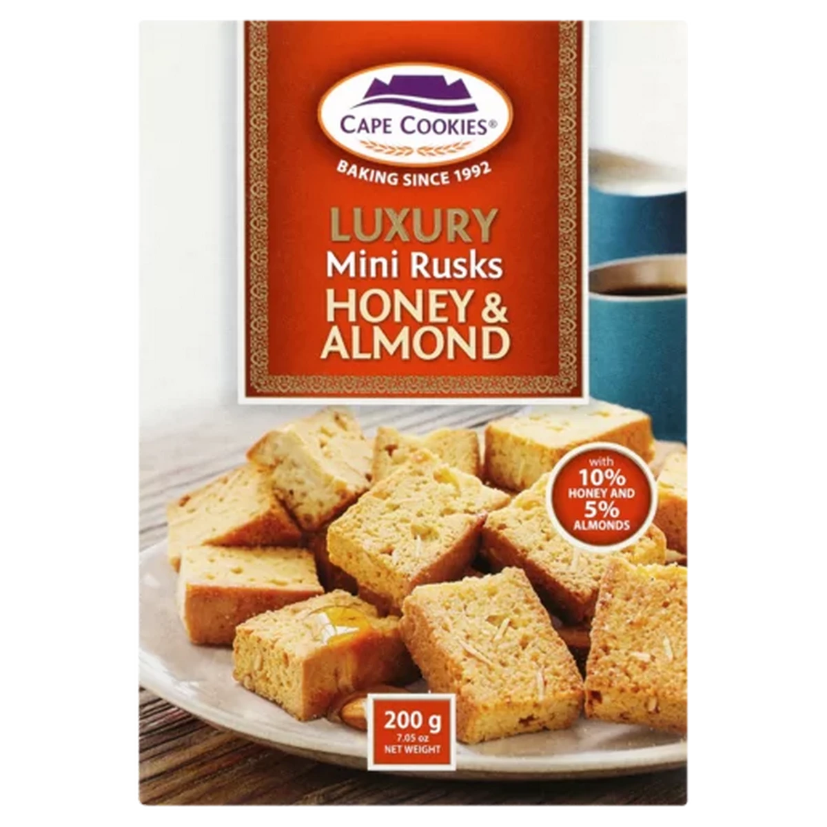 Checkers Sixty60 | Cape Cookies Luxury Mini Honey & Almond Rusks 200g