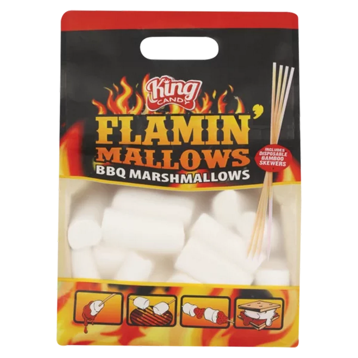 Checkers Sixty60 | King Candy Flamin' Braai Marshmallows Bag 400g