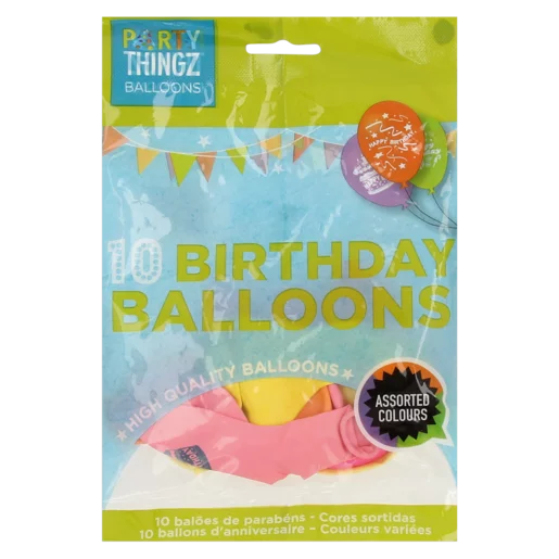 Deals on High Quality Round Printed Balloons 10-PACK | Compare Prices ...