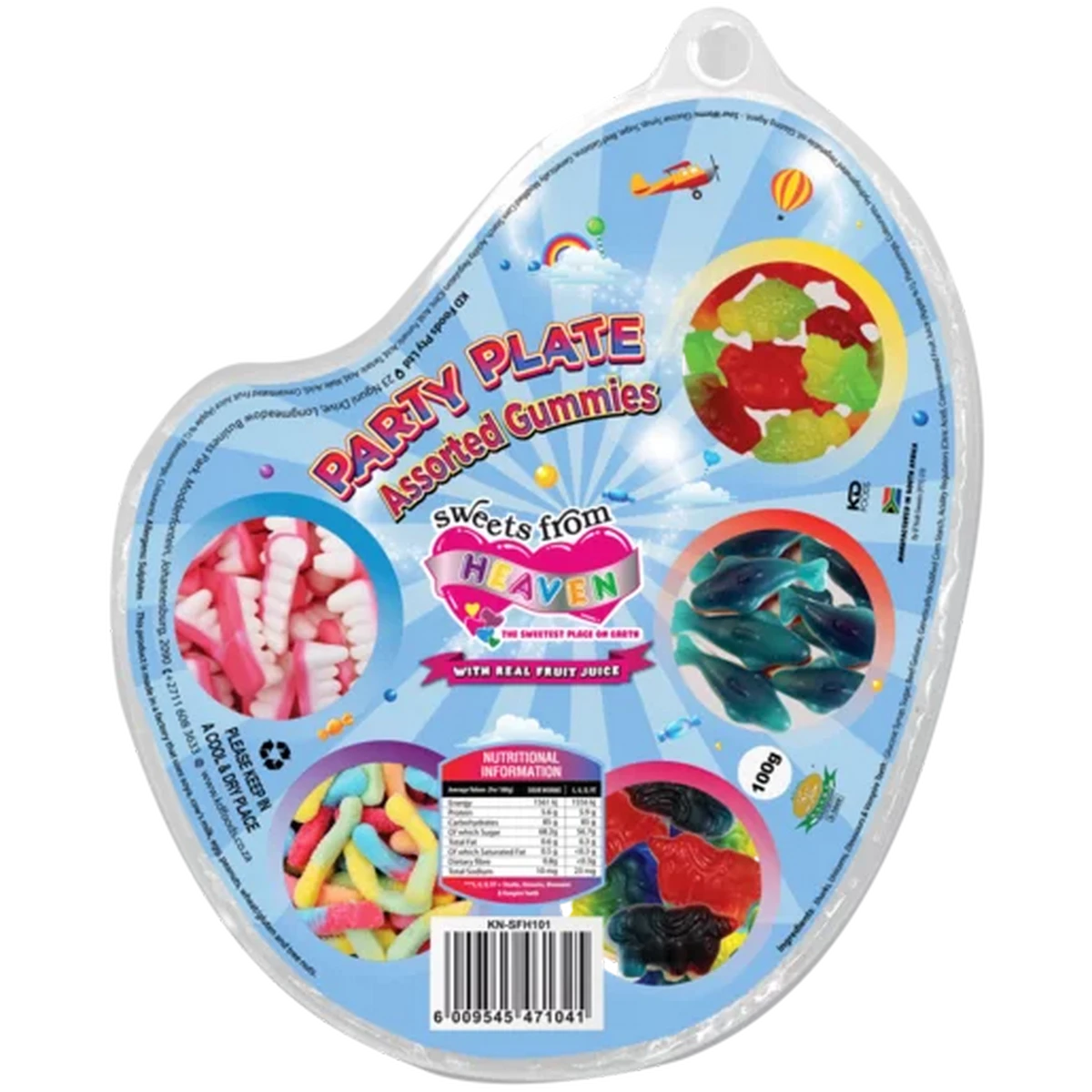 Checkers Sixty60 | Sweets From Heaven Assorted Gummies Party Plate 100g