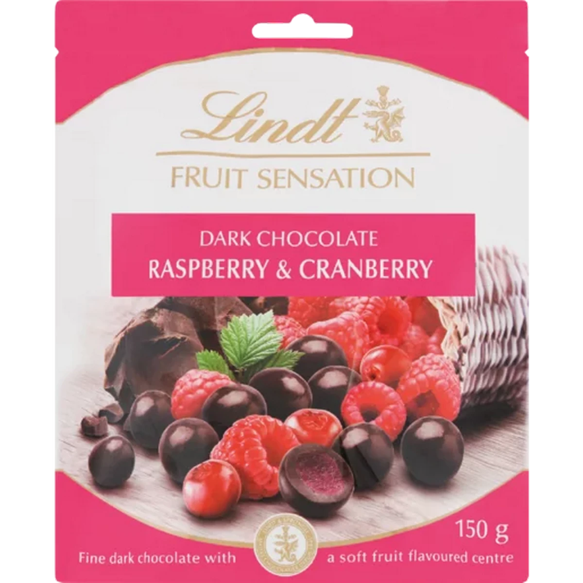 Checkers Sixty60 | Lindt Fruit Sensation Raspberry & Cranberry Dark ...