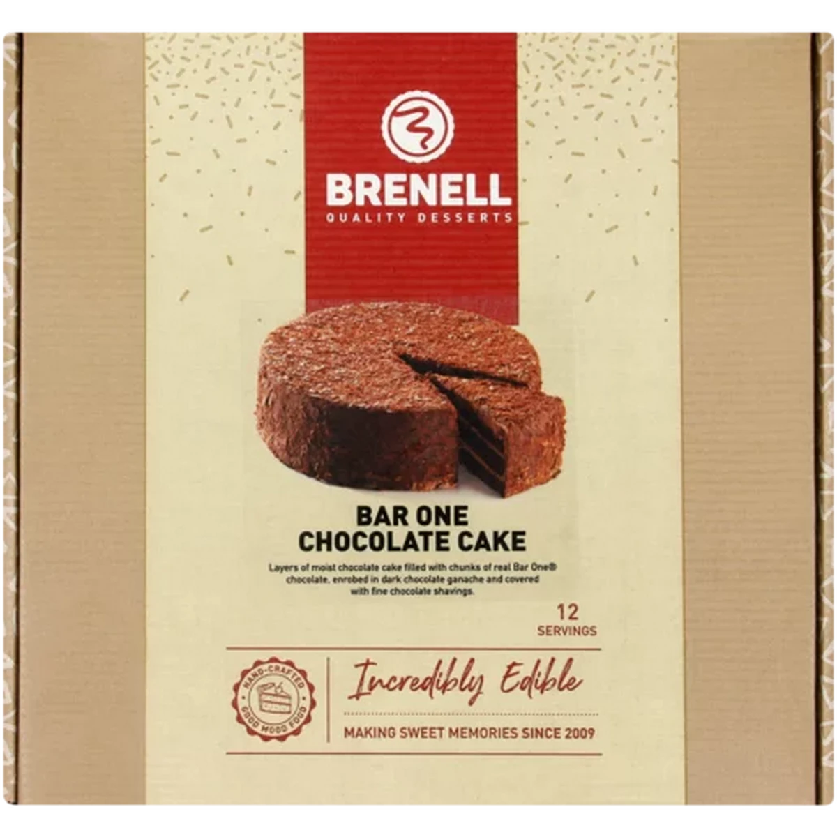 Checkers Sixty60 | Brenell Frozen Bar One Chocolate Cake 18cm