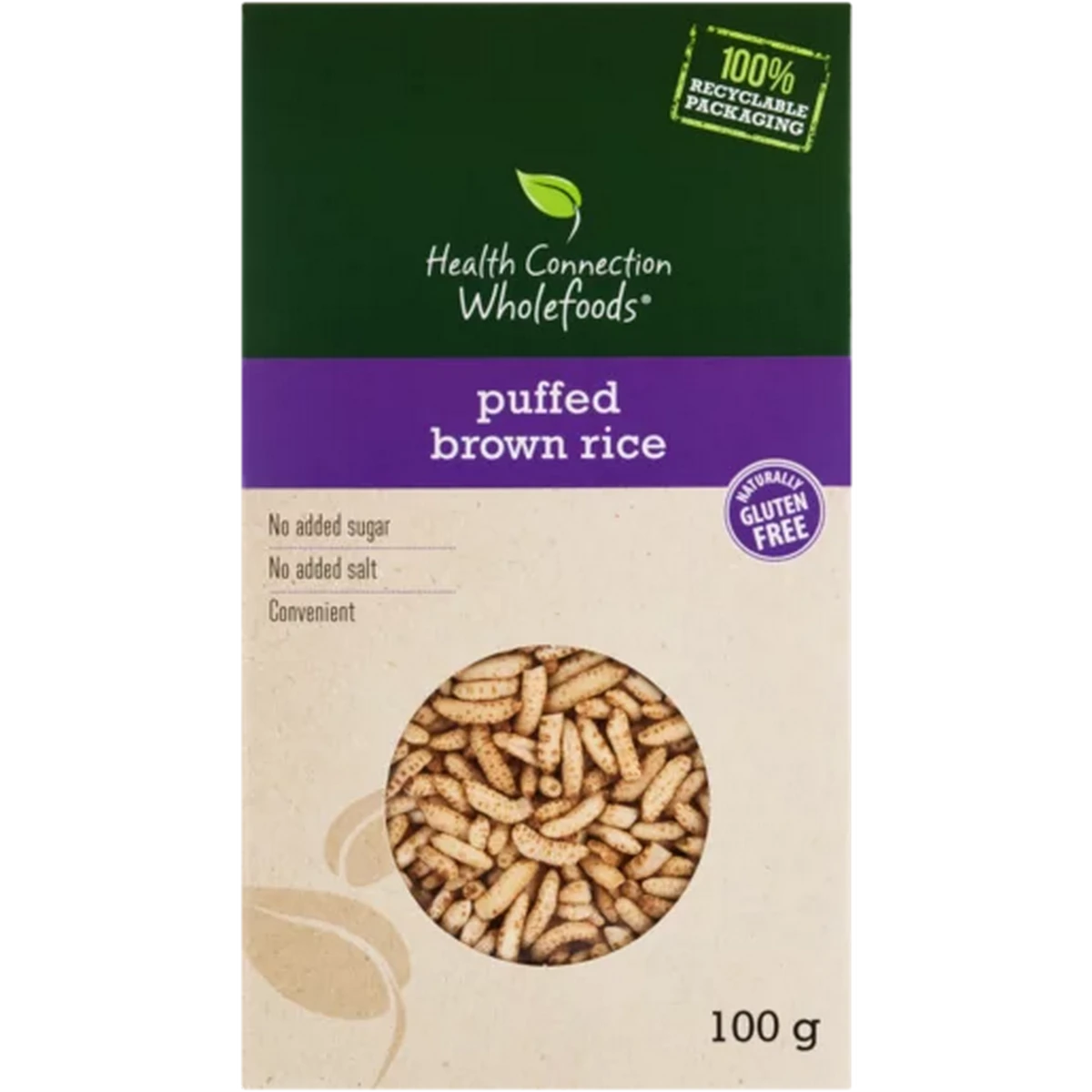 Checkers Sixty60 | Health Connection Wholefoods Puffed Brown Rice 100g