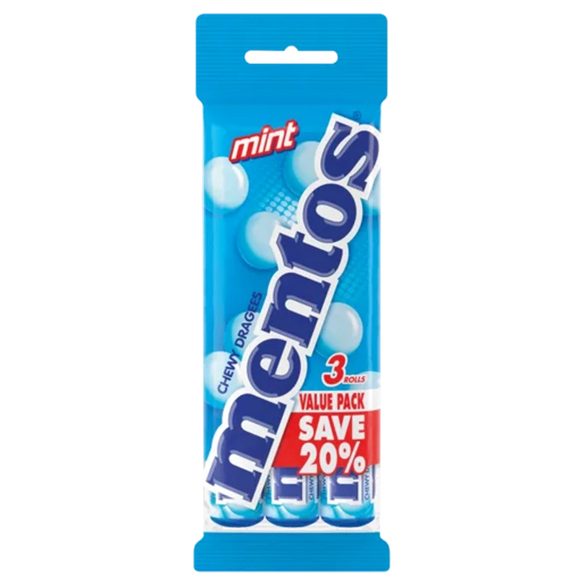 Checkers Sixty60 | Mentos Mint Flavoured Sweets 3 Pack